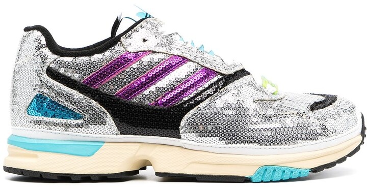 adidas ZX sequined sneakers - ShopStyle