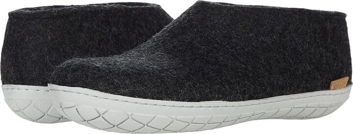 Glerups Wool Shoe Rubber Outsole (Charcoal/Grey Rubber) Shoes ...