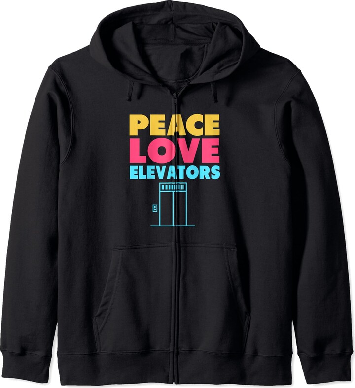 Funny Elevator Gifts For Elevator Mechanic Funny Elevator Lovers Peace ...