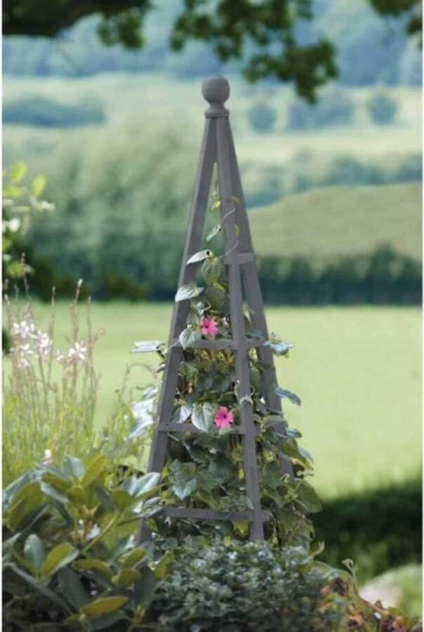 Marco Paul Large Wooden Garden Obelisk Plant Support Trellis for ...