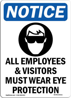 SignMission All Employees and Visitors Sign - ShopStyle Desks