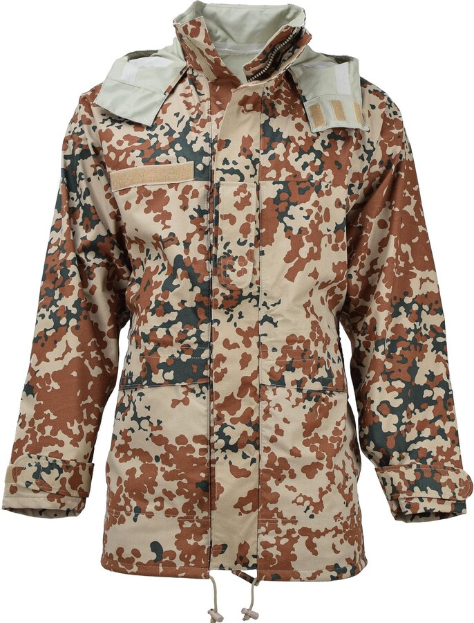 Militar Original Danish army rain jacket waterproof M84 desert camo ...