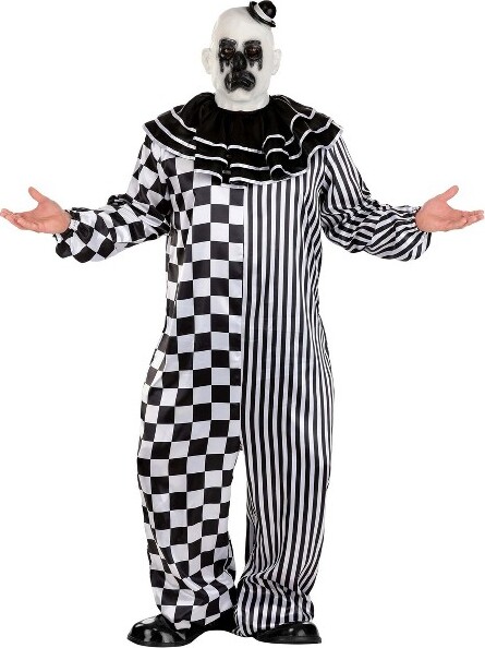 HalloweenCostumes.com 2X Men Adult Plus Size Killer Gothic Clown ...