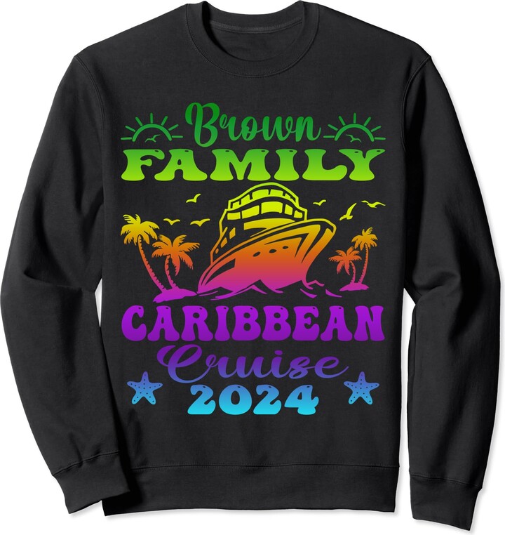Caribbean Family Cruise Shirts 2024 Boat Cruising Brown Family Cruise ...