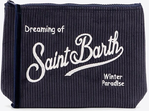 MC2 Saint Barth Aline Logo-Embroidered Pouch Bag - ShopStyle