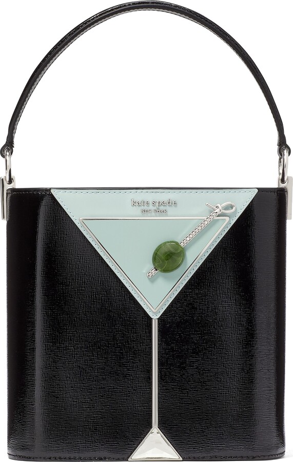 Kate Spade Shaken Not Stirred Martini Embellished Top Handle Bag ...