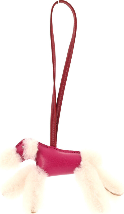 Hermes Shearling bag charm - ShopStyle