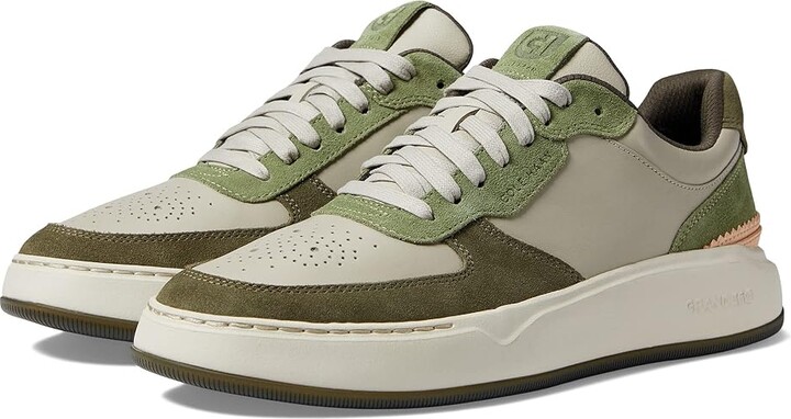 Cole Haan Grandpro Crossover Sneaker (Dove/Tea Leaf/Oil Green/Silver ...