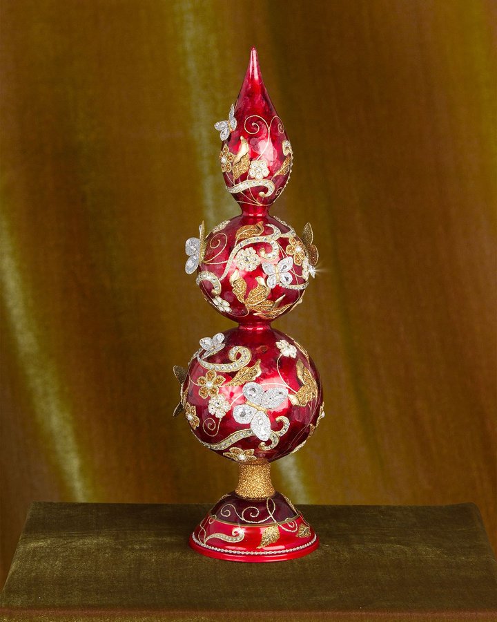 Jay Strongwater Triple Artisan Butterfly Finial - ShopStyle Seasonal Decor