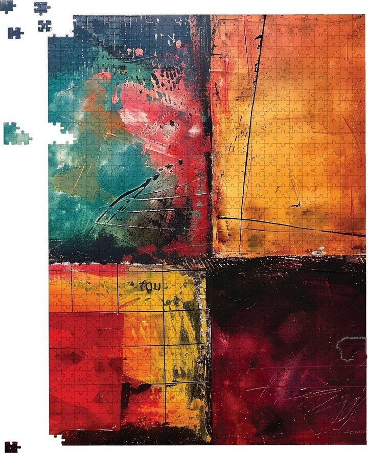 Warren Reed - Designer Quadrant Fusion: Colours In Conflict Jigsaw ...