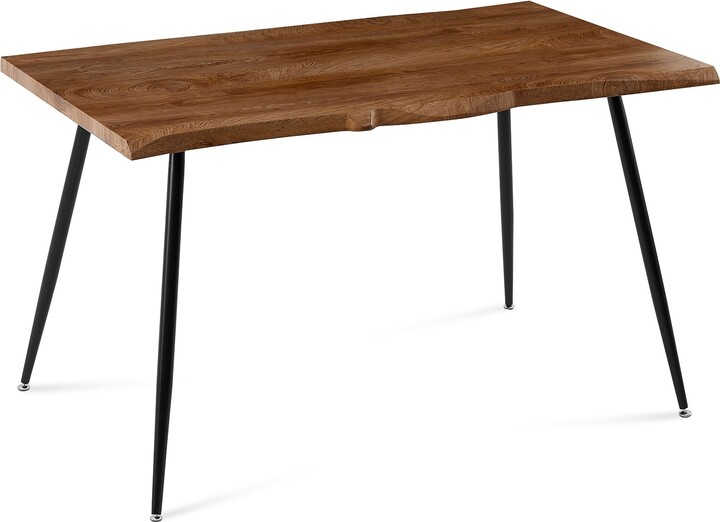 hommetree Irregular MDF Table Top Dining Table with Metal Legs - ShopStyle