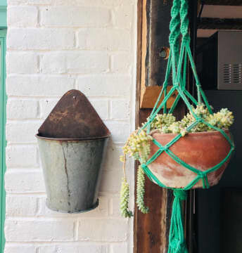 dickiebirdhomestore Galvanised Half Bucket - ShopStyle Artwork