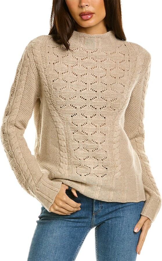 Malo Cashmere Multi-Stitch Wool & Cashmere-Blend Sweater - ShopStyle