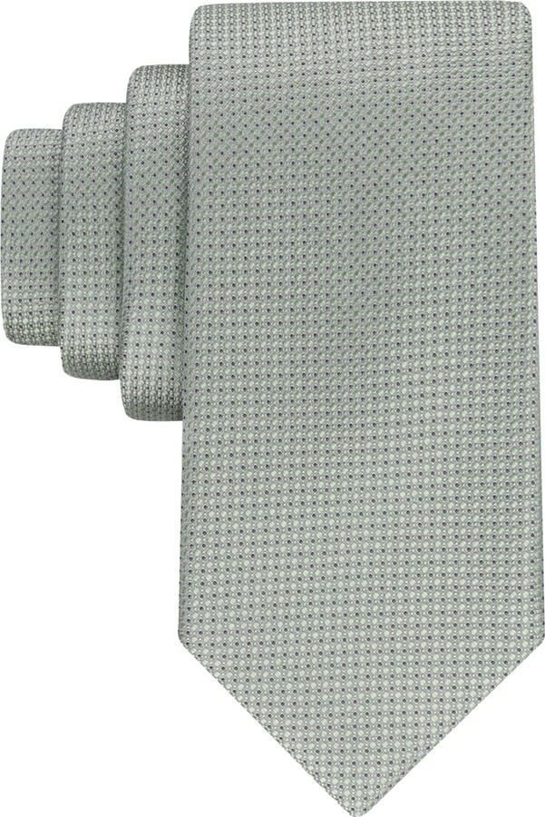 Calvin Klein Men's Micro-Texture Tie - ShopStyle Bridal Veils & Headpieces