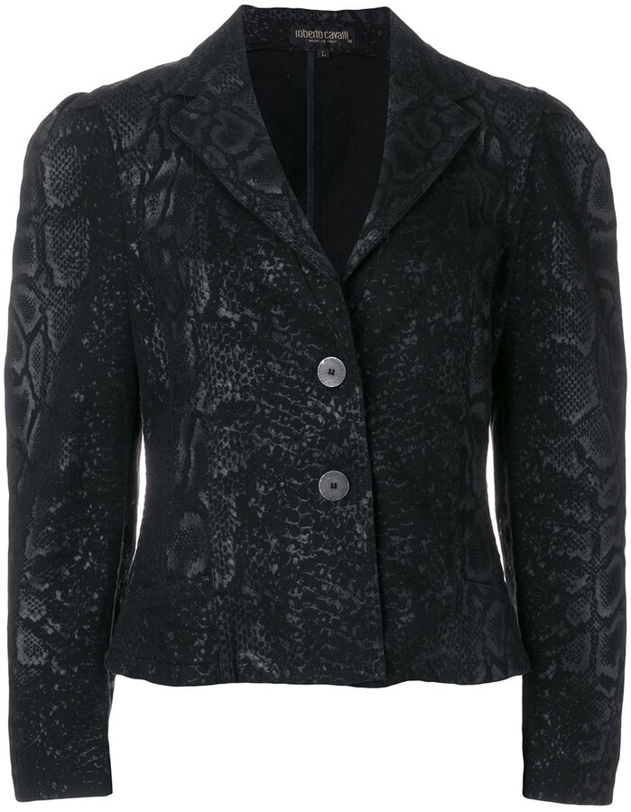 A.N.G.E.L.O. Vintage Cult 1970s Snake Print Jacket - ShopStyle