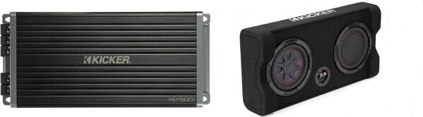 Kicker Comp RT 8 Inch 48TRTP82 Thin Down Firing Enclosure Package with ...