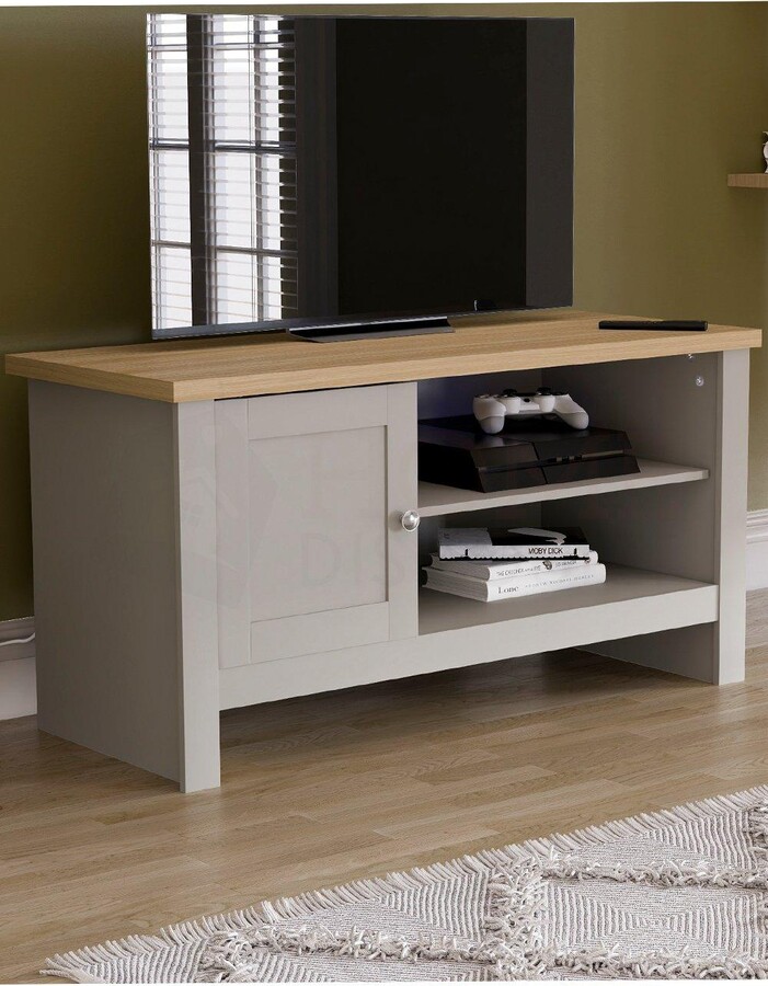 Home Discount Vida Designs Arlington 1 Door TV Unit Storage Shelves Up ...