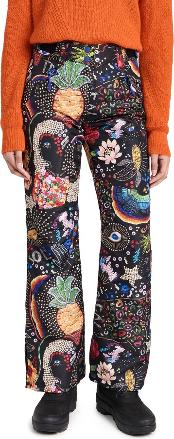 Farm Rio Borogodo Black Ski Pants - ShopStyle