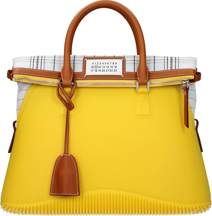 Maison Margiela Handbags Rubber Terracotta - ShopStyle Tote Bags