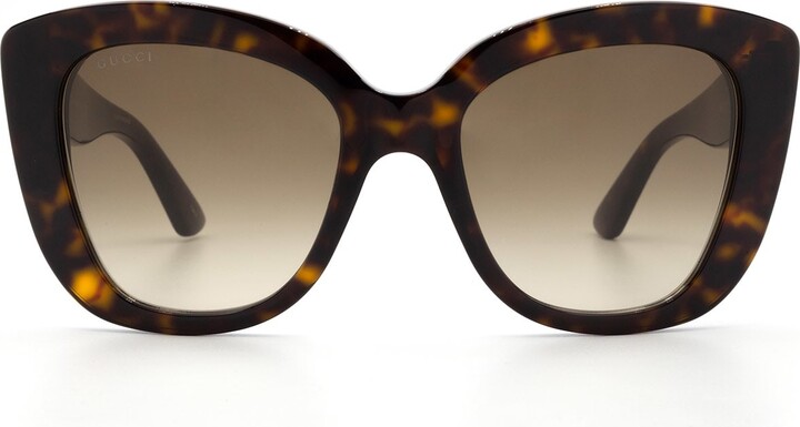 Gucci Eyewear Gg0327s Havana Sunglasses - ShopStyle