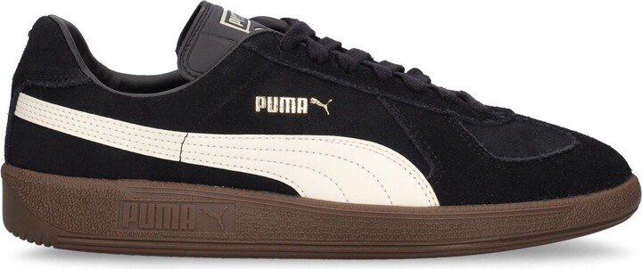 Puma Army Trainer suede sneakers - ShopStyle