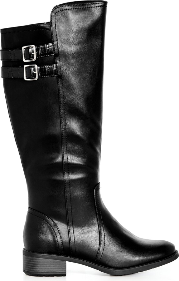 Avenue Womens Wide Fit Daphne Tall Boot - ShopStyle