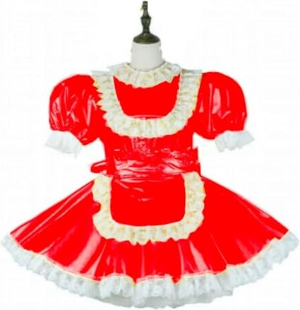 YGZHANYUANOKU Women Costume Tailor-Made Gothic Lolita Dresses Sissy PVC ...