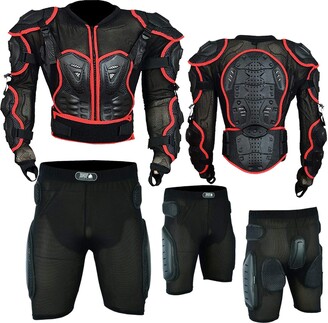 BW BIKER WEARS Mens Motorcycle Protective Jacket Body Armour Motorcross ...