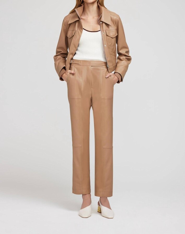 Jonathan Simkhai Becka Boxy Jacket In Brown - ShopStyle