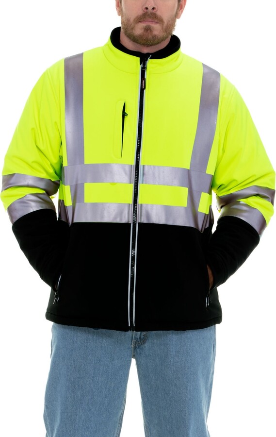 Refrigiwear Men's High Visibility Insulated Softshell Jacket with ...