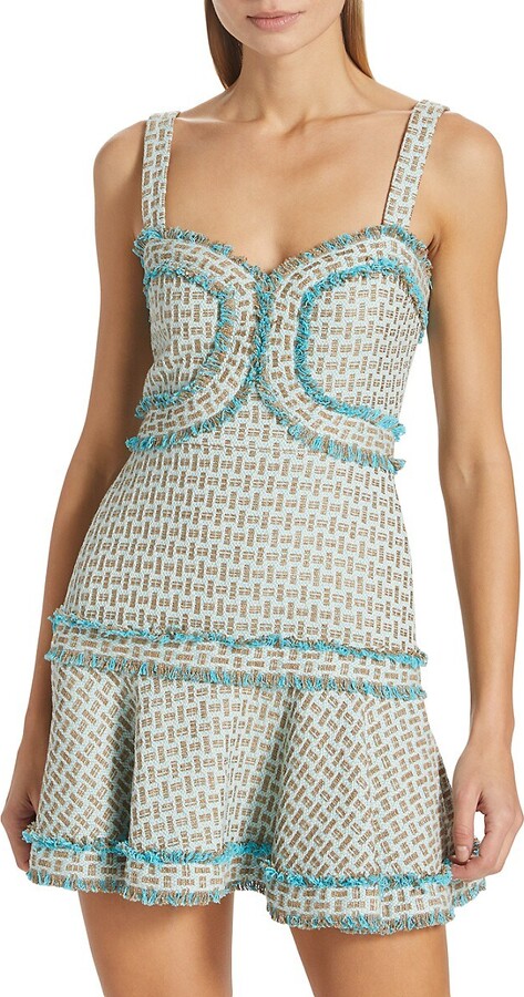 Alexis Medalia Tweed Minidress - ShopStyle