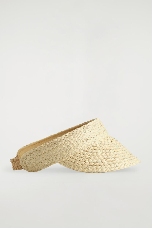 COS Woven Paper Visor - ShopStyle Hats
