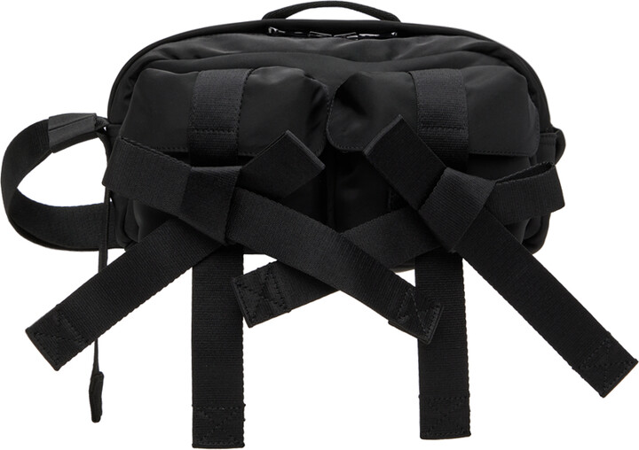 Simone Rocha Black Beaded Classic Bow Crossbody Bag - ShopStyle