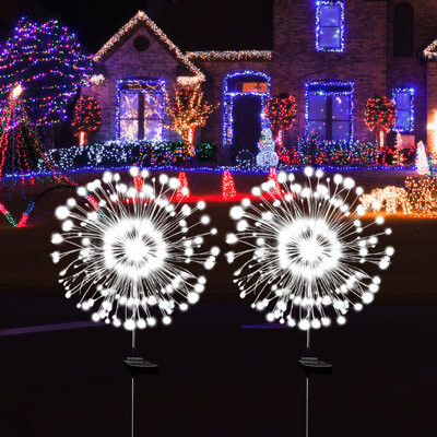 Aptoco DIY Firework Christmas Lights Solar Integrated LED Lights for ...