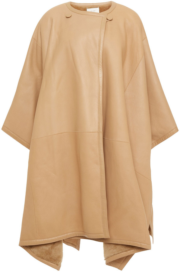 The Row Shearling Cape - ShopStyle