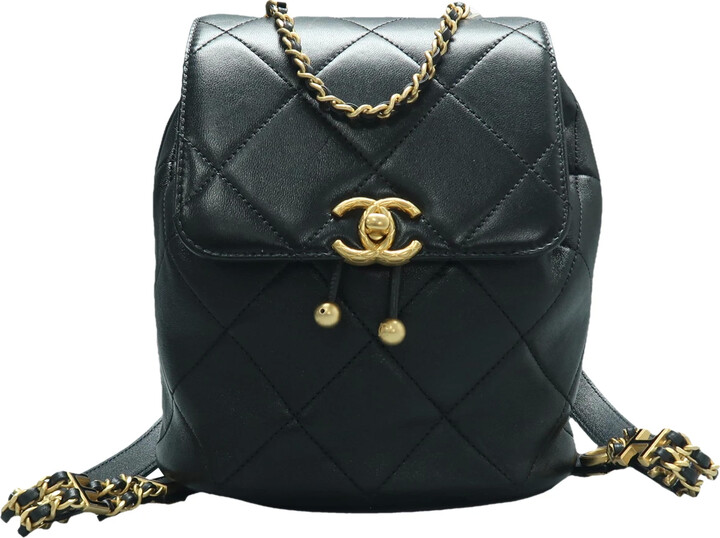Chanel Leather backpack - ShopStyle