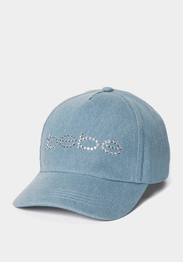 Bebe Crystal Logo Ball Cap - ShopStyle Hats