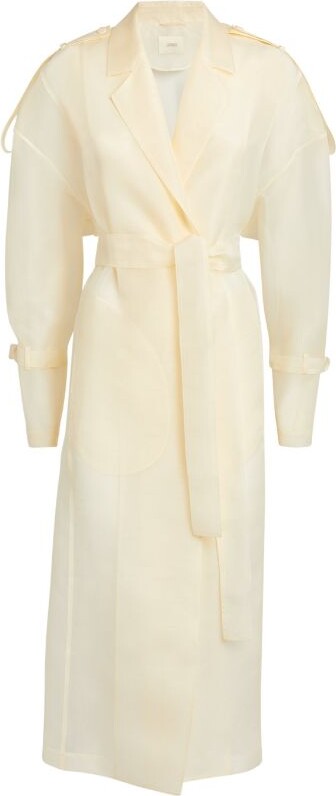 Sally LaPointe Organza Trench Coat - ShopStyle