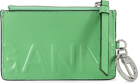 Ganni Banner Zipped Coin Purse - ShopStyle Wallets & Card Holders