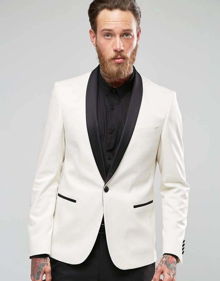 ASOS Slim Tuxedo Jacket - ShopStyle