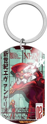 flowereyes EVA Keychain Anime Character EVA Angel Pendant Rei Ayanami ...
