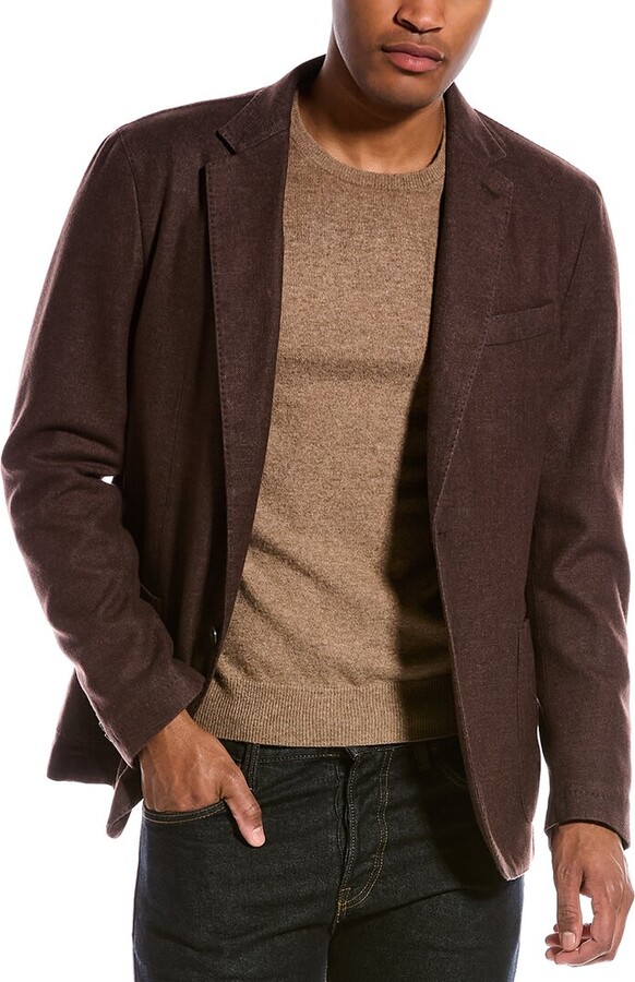 Boss Hugo Boss C-Hanry-D-224F Slim Fit Wool-Blend Jacket - ShopStyle