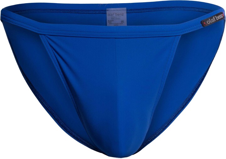 Olaf Benz Men's Swimwear Beach Tanga Swim Brief BLU 1200 (Navy/S ...