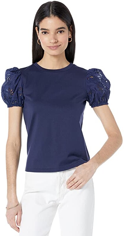 Kate Spade Butterfly Eyelet Tee - ShopStyle T-shirts