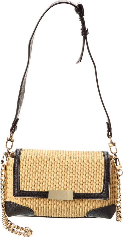 Surell Accessories Straw Flap Shoulder Bag - ShopStyle