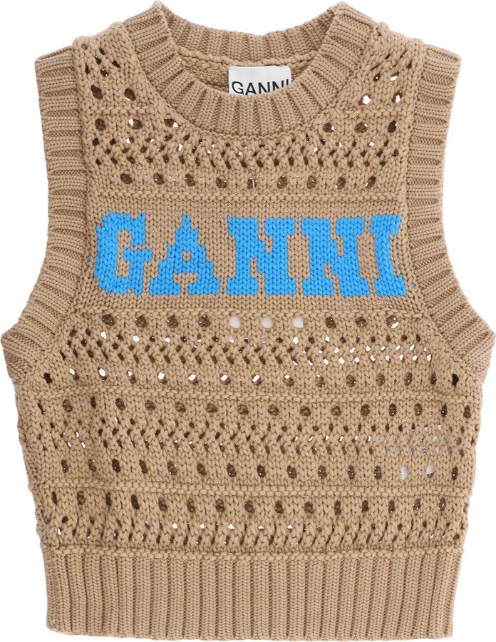 Ganni Logo Vest - ShopStyle