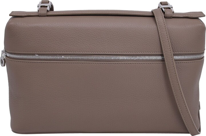 Loro Piana Extra Pocket L27 Shoulder Bag in Beige Calfskin Leather ...