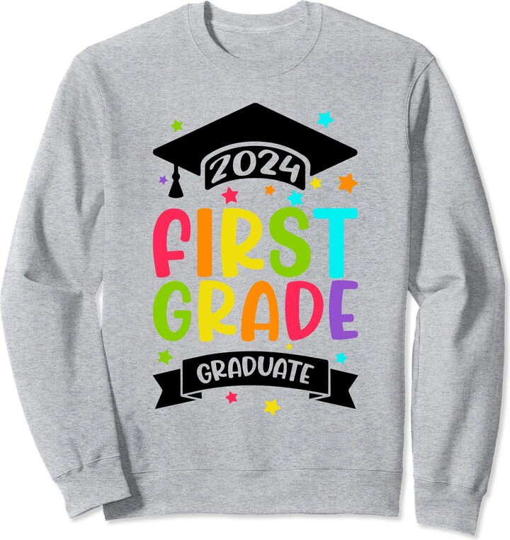 Graduation Last Day of School Tee Gifts 2024 First Grade Graduate 1st ...