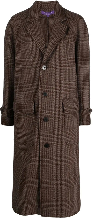 Ralph Lauren Collection Karima check coat - ShopStyle