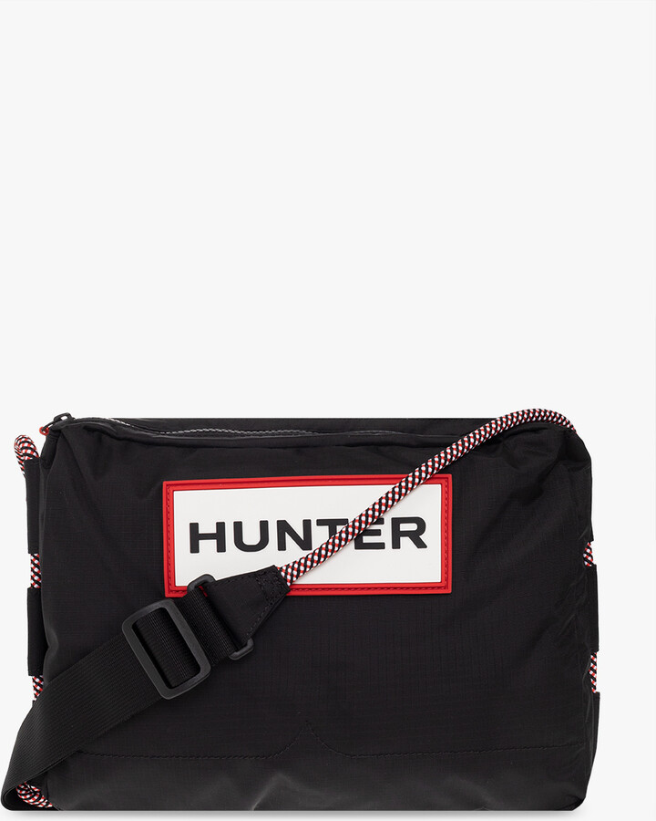 Hunter Shoulder Bag With Logo Unisex - Black - ShopStyle